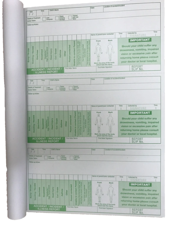 Personalised Accident Books | Record Incidents | Specialist Print