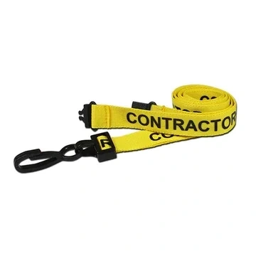 Yellow Contractor Lanyards | Specialist Print